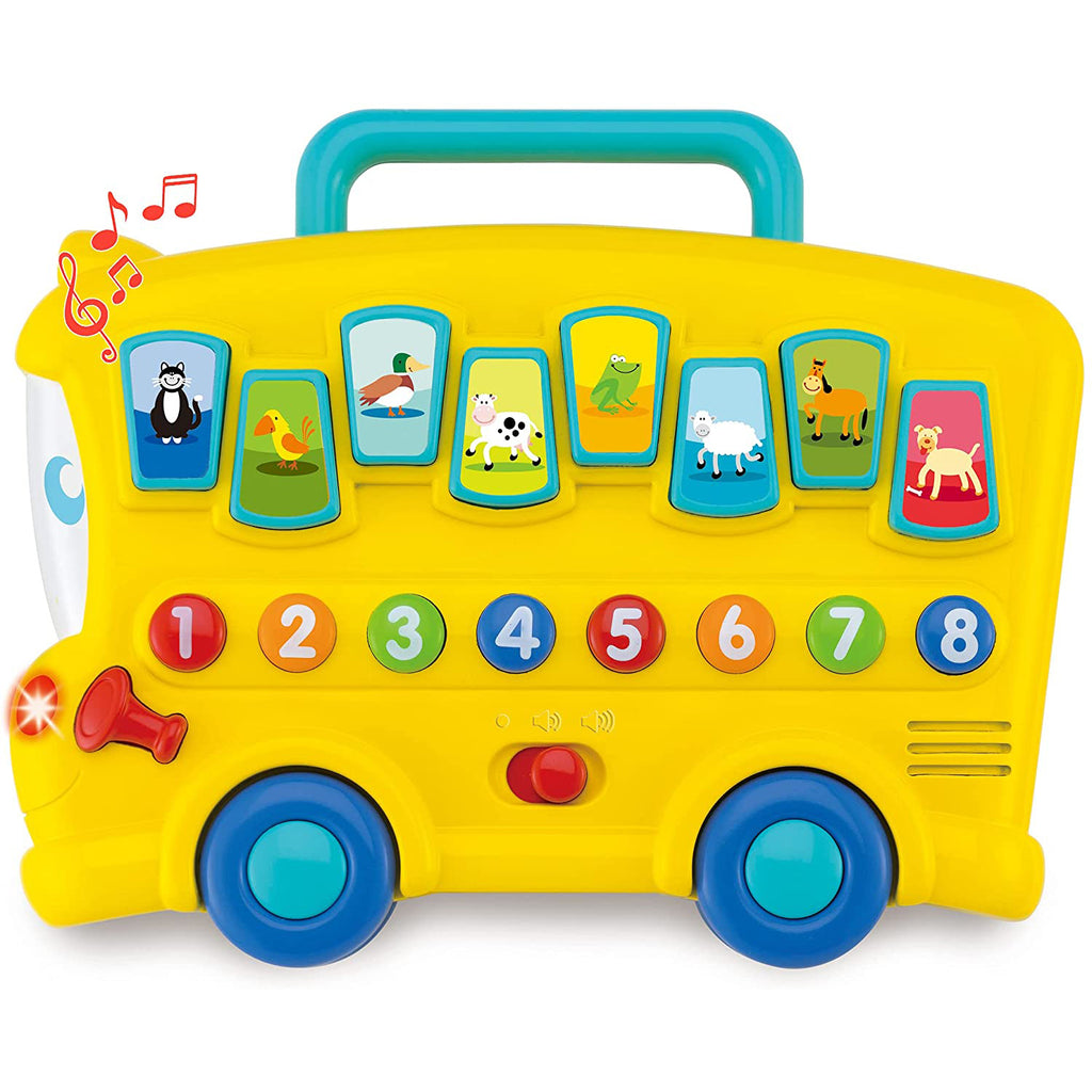 Baby Toy Bus with Songs, Animal Sounds and Numbers – Bambiya